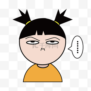 矢量无语翻白眼表情包素材图片免费下载-千库网