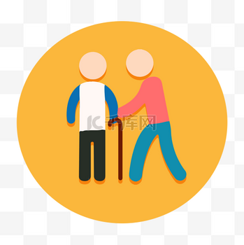icon图标老年人_PSD_素材_图片-千库网