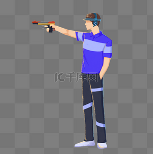 手枪射击图片-手枪射击图片素材免费下载-千库网