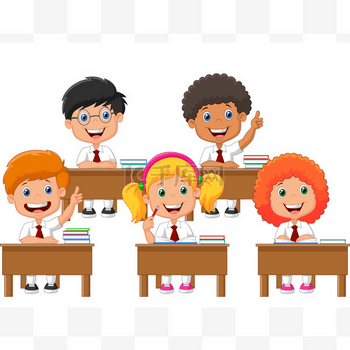 班级同学卡通图片-班级同学卡通素材-班级同学卡通模板图片下载-千库网