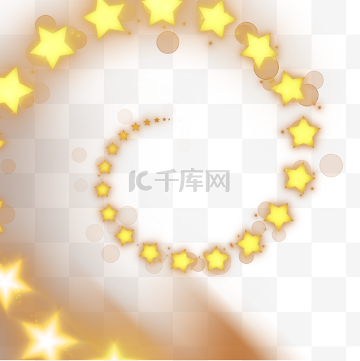 闪烁的星星gif图片-闪烁的星星gif3D立体PSD素材下载-千库网