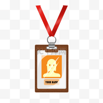 卡通身份证图片-卡通身份证素材-卡通身份证模板图片下载-千库网