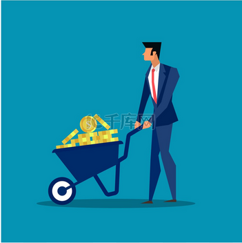 ppt插图商业设计素材-ppt插图商业模板设计-海报EPS图片下载-千库网