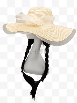 麻花辫戴帽子女孩图片素材-麻花辫戴帽子女孩模板图片下载-千库网