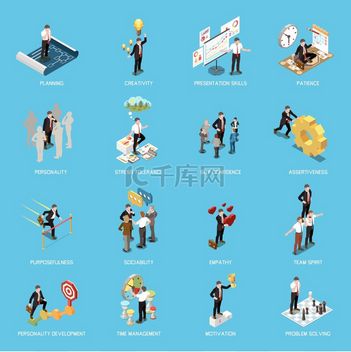 能力图标设计素材-能力图标模板设计-海报图片下载-千库网