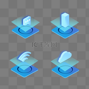 分拣2.5d图标_PNG_素材_图片-千库网