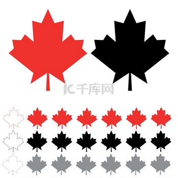 枫叶是加拿大枫叶设计素材-枫叶是加拿大枫叶模板设计-海报图片下载-千库网
