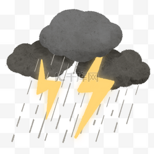 雷阵雨图片-雷阵雨图片素材免费下载-千库网