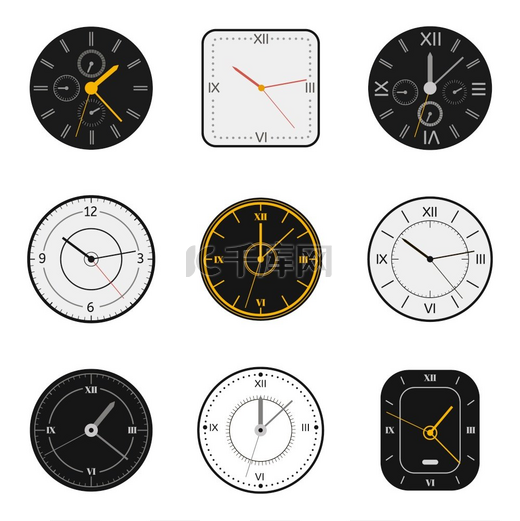 12小时时钟图片-12小时时钟图片素材免费下载-千库网
