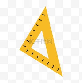 三角尺卡通设计素材-三角尺卡通模板设计-海报EPS图片下载-千库网