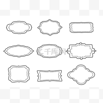 文本框图标icon设计素材-文本框图标EPS模板下载-千库网