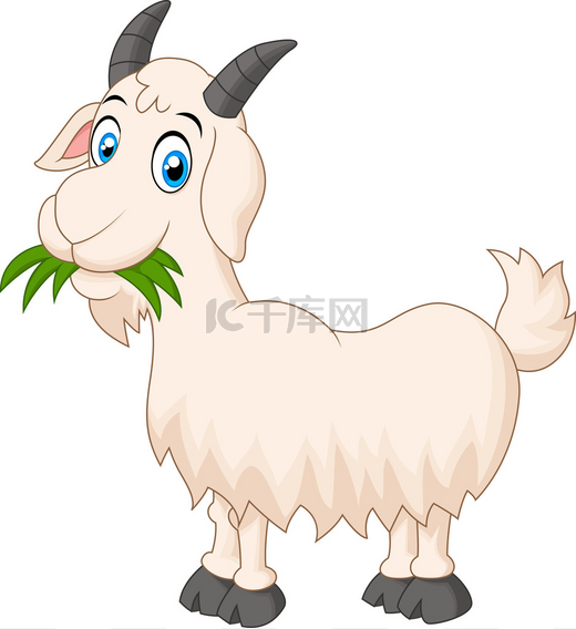 卡通山羊素材图片-卡通山羊素材图片素材免费下载-千库网