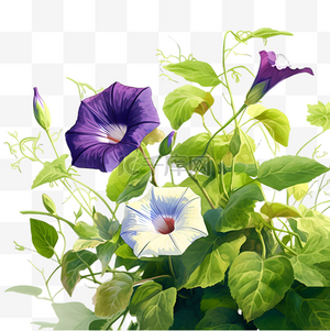 牵牛花图片-牵牛花图片素材免费下载-千库网