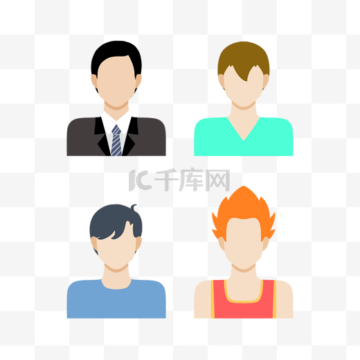 男性头像图标图片-男性头像图标图片素材免费下载-千库网