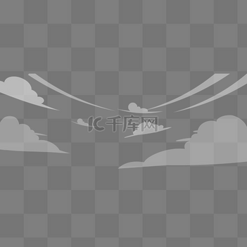 卡通云图片-卡通云素材-卡通云模板图片下载-千库网