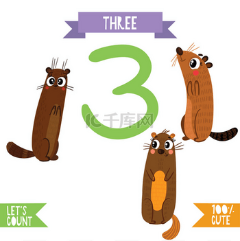 可爱数字1到10卡通图片素材-可爱数字1到10卡通模板图片下载-千库网