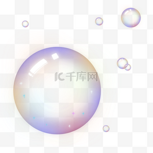 梦幻气泡彩色泡泡简笔画漂浮素材图片免费下载-千库网