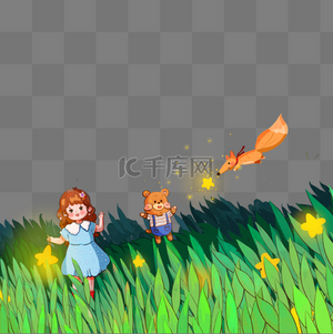 小熊草丛图片-小熊草丛图片素材免费下载-千库网