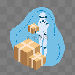 fanuc搬运机器人俯视图图片-fanuc搬运机器人俯视图图片素材免费下载-千库网