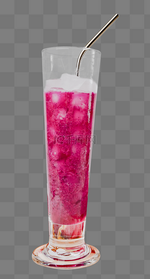 火龙果汁果汁饮品素材图片免费下载-千库网