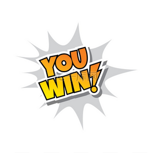 You Win Comic Speech Bubble 卡通游戏资产素材图片免费下载-千库网