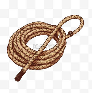 卡通手绘麻绳绳子素材图片免费下载-千库网