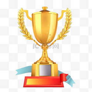 卡通手绘冠军奖杯素材图片免费下载-千库网