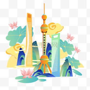 湖南标志性建筑图片_湖南标志性建筑素材-湖南标志性建筑图片大全-千库网