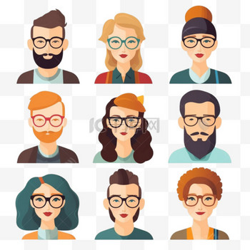 设计师头像设计素材-设计师头像模板设计-海报图片下载-千库网