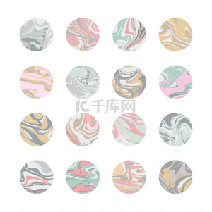 大理石的颜色抽象圆圈背景素材图片免费下载-千库网