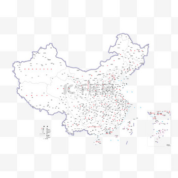中国地图svg_AI_素材_图片-千库网