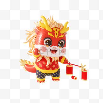 舞龙简笔画_PPT_素材_图片-千库网