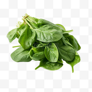 数字艺术蔬菜绿叶元素立体免抠图案素材图片免费下载-千库网