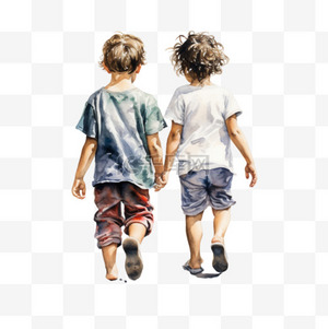 外国小朋友卡通图片-外国小朋友卡通图片素材免费下载-千库网