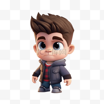 卡通人物抠图图片-卡通人物抠图素材-卡通人物抠图模板图片下载-千库网
