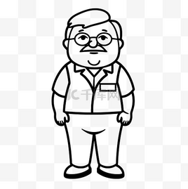 老年人卡通图形图片-老年人卡通图形素材-老年人卡通图形模板图片下载-千库网