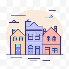 街区icon设计素材-街区icon模板设计-海报图片下载-千库网