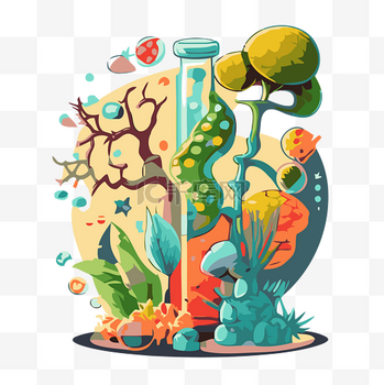 生命科学卡通图片_生命科学卡通素材-生命科学卡通图片大全-千库网