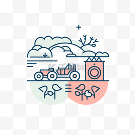 田野icon设计素材-田野icon模板设计-海报图片下载-千库网