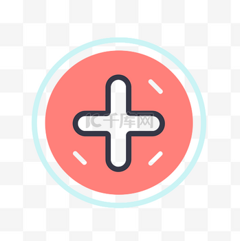 2.5d放大镜中间有加号图片_2.5d放大镜中间有加号素材-2.5d放大镜中间有加号图片大全-千库网