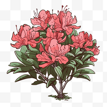 映山红矢量设计素材-映山红矢量模板设计-海报图片下载-千库网