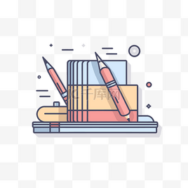 书和笔图标图片-书和笔图标素材-书和笔图标模板图片下载-千库网