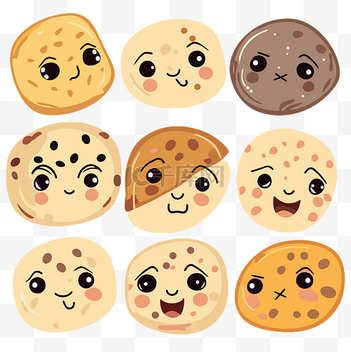 cookie卡通设计素材-cookie卡通模板设计-海报图片下载-千库网