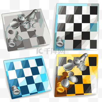 国际象棋卡通图标图片_国际象棋卡通图标素材-国际象棋卡通图标图片大全-千库网