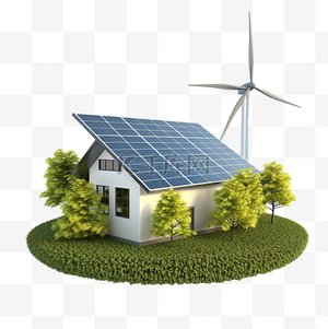 可再生能源图 3d素材图片免费下载-千库网