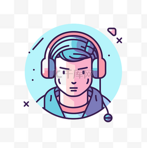 游戏玩家图标矢量设计素材图片免费下载-千库网