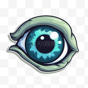 卡通卡通眼睛矢量图素材图片免费下载-千库网