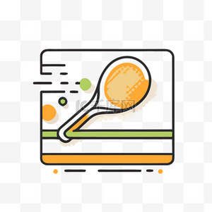 网球拍和球拍图标 向量素材图片免费下载-千库网