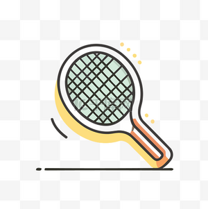 网球拍图标素材图片免费下载-千库网