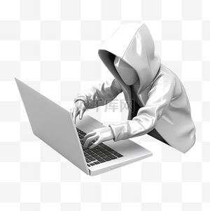 黑客图 3d素材图片免费下载-千库网